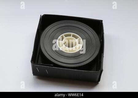 Small roll of 35mm motion picture positive print film with Dolby ...