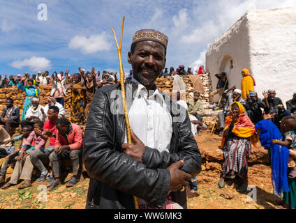 Oromo pilgrims in the shrine of sufi Sheikh Hussein , Oromia, Sheik ...