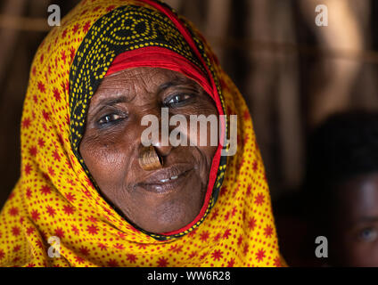 Portrait of an eritrean tribal woman, Central region, Asmara, Eritrea ...