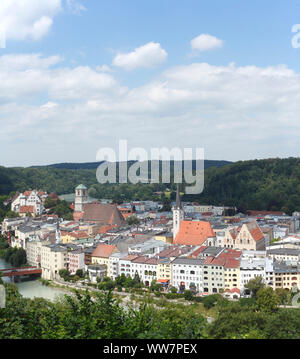 Townscape of Wasserburg am Inn, Upper Bavaria, Bavaria, Germany Stock ...