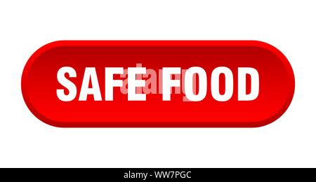 food safety button. food safety rounded red sign. food safety Stock ...