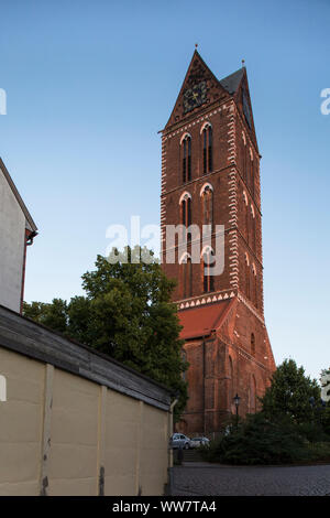 The Western door of St Marys Church in the village of Etton, East ...