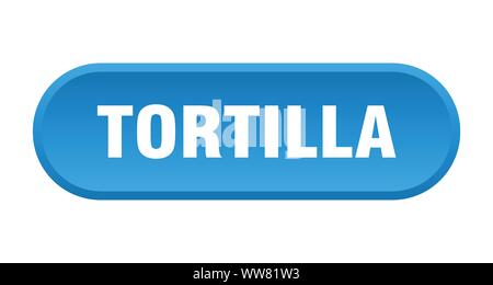 tortilla sign. tortilla rounded blue sticker. tortilla Stock Vector ...