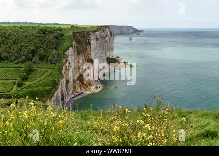 The English Channel from Etretat, Normandy, France Stock Photo - Alamy