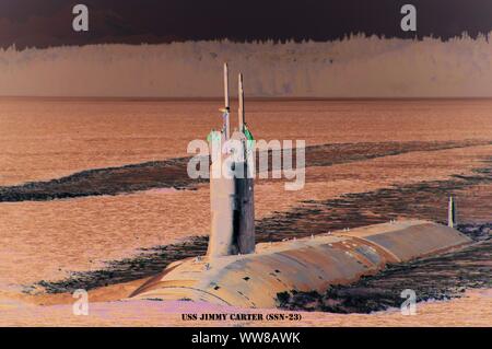 USS Jimmy Carter SSN 23 Stock Photo - Alamy