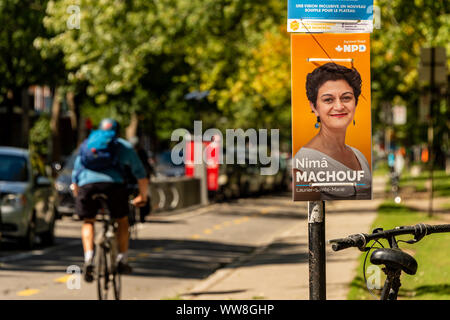 Montreal, Quebec, Canada: An elections Canada federal election voting ...