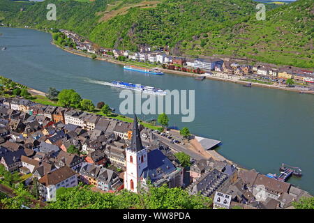St Goar, Rhine, River, Germany Stock Photo - Alamy