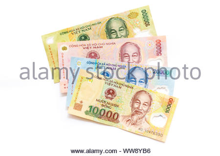 20 Dong Note, a Vietnamese currency note issued during the Vietnam ...