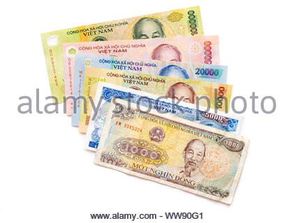20 Dong Note, a Vietnamese currency note issued during the Vietnam ...