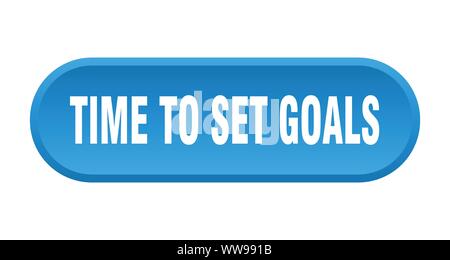 goals sign. goals rounded blue sticker. goals Stock Vector Image & Art ...