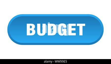 budget sign. budget rounded blue sticker. budget Stock Vector Image ...