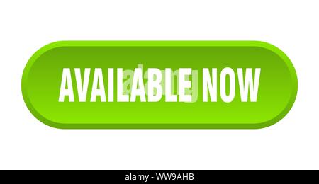 available now sign. available now rounded green sticker. available now ...