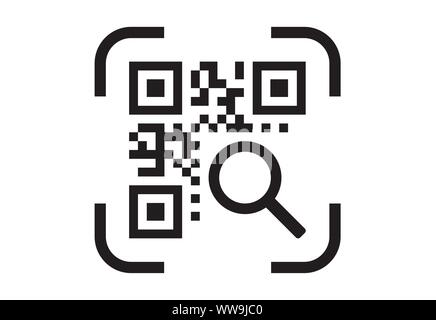 Barcode and QR code scanner color icon. Wifi linear and matrix barcodes ...