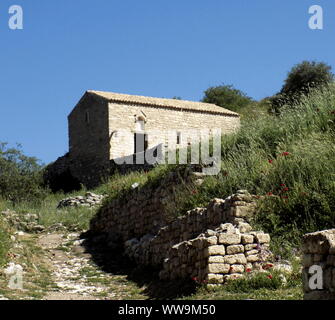 The castle of Akrokorinthos, Greece Stock Photo - Alamy