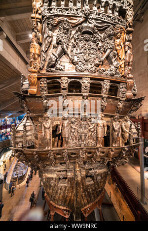 Inside the Vasa Museum, Stockholm, Sweden Stock Photo - Alamy