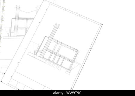 floorplan, technical drawing, floorplans Stock Photo - Alamy