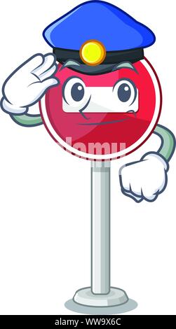 Detective no entry on cartoon side of road Stock Vector Image & Art - Alamy