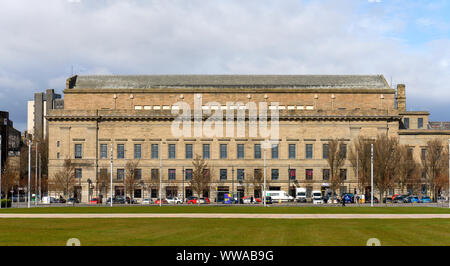 View of Caird Hall from the waterfront, Dundee, Scotland, UK Stock ...