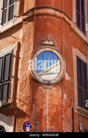 Italy, Rome, Piazza Capranica, church of Santa Maria in Aquiro Stock ...