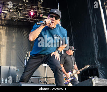 (L-R) Jim Lindberg and Fletcher Dragge of Pennywise exclusive portrait ...