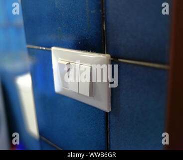Lighting switches and sockets with European standard Stock Photo - Alamy