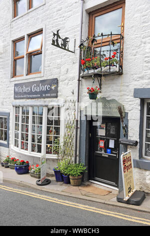 Witches Galore shop, Newchurch-in-Pendle, Pendle, Lancashire, England ...
