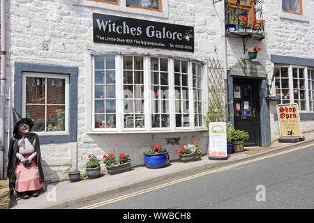 Witches Galore shop in Newchurch in Pendle on Pendle Hill area in Stock ...