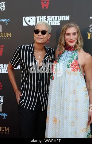 Elizabeth Faith Ludlow and Katee Sackhoff attending the 45th Annual ...