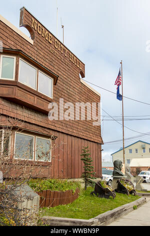 The Nome City Hall on Front St in Nome, Alaska Stock Photo - Alamy