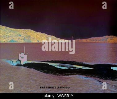USS Permit (SSN-594 Stock Photo - Alamy
