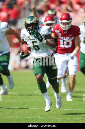 September 14, 2019: Colorado State wide receiver Dante Wright #22 comes ...