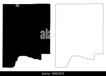 Dale county map of Alabama USA grey illustration silhouette Stock ...