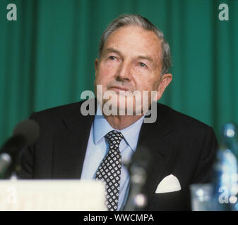David Rockefeller American Banker Stock Photo - Alamy