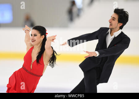 Jasmine TESSARI & Francesco FIORETTI from Italy, during Dance Free, in ...