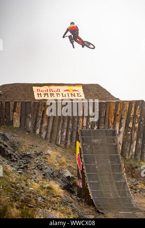 EDITORIAL USE ONLY Britain's Harry Molloy participates in the Red Bull ...