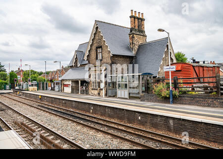 Lowdham Station, Nottinghamshire, England Stock Photo - Alamy