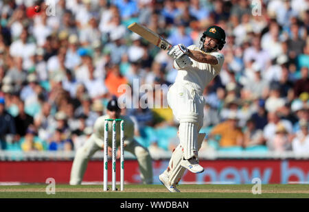 Australia's Matthew Wade bats during day four of the fifth test match ...