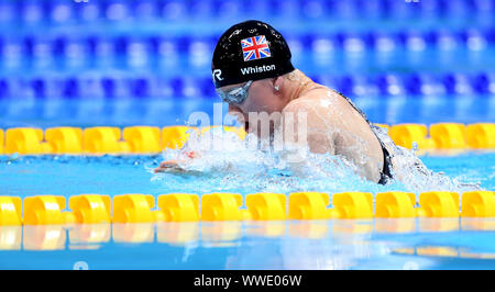 Great Britain's Brock Whiston wins the Women's 100m Breaststroke SB8 ...