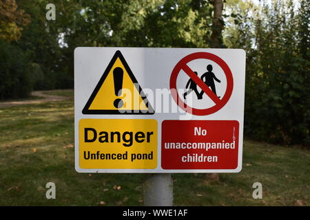 Danger sign - safety precautions Stock Photo - Alamy