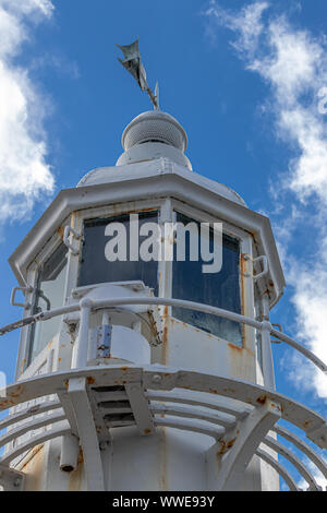 8 Metre High Hexagonal Lighthouse in Mevagissey ,Cornwall UK at the ...