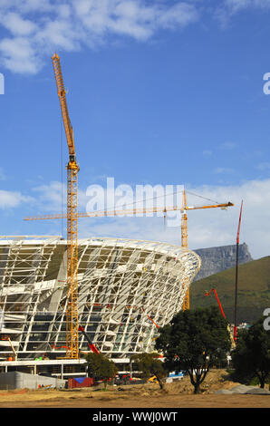 Greenpoint football stadium under construction, Cape Town Stock Photo ...