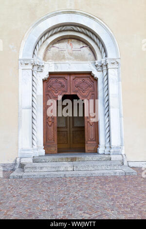 Santa Tecla? church in Torno on Lake Como, Italy, Europe Stock Photo ...
