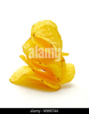 Potato Chips pyramid Stock Photo - Alamy