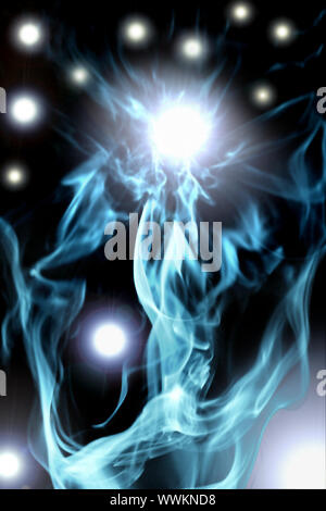 abstract background like smog colored Stock Photo - Alamy