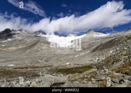 The Neves Glacier in the northern Italian Alps Stock Photo - Alamy