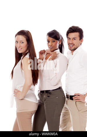 young group team with cheerful charisma Stock Photo - Alamy