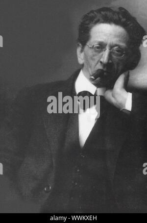 Portrait of the composer Alexander von Zemlinsky (1871-1942). Private ...