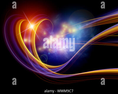 Light loop background suitable as a backdrop for projects on motion ...