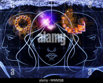 Digital reasoning background suitable as a backdrop for projects on ...