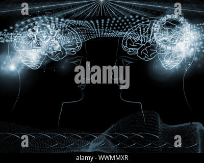 Digital reasoning background suitable as a backdrop for projects on ...